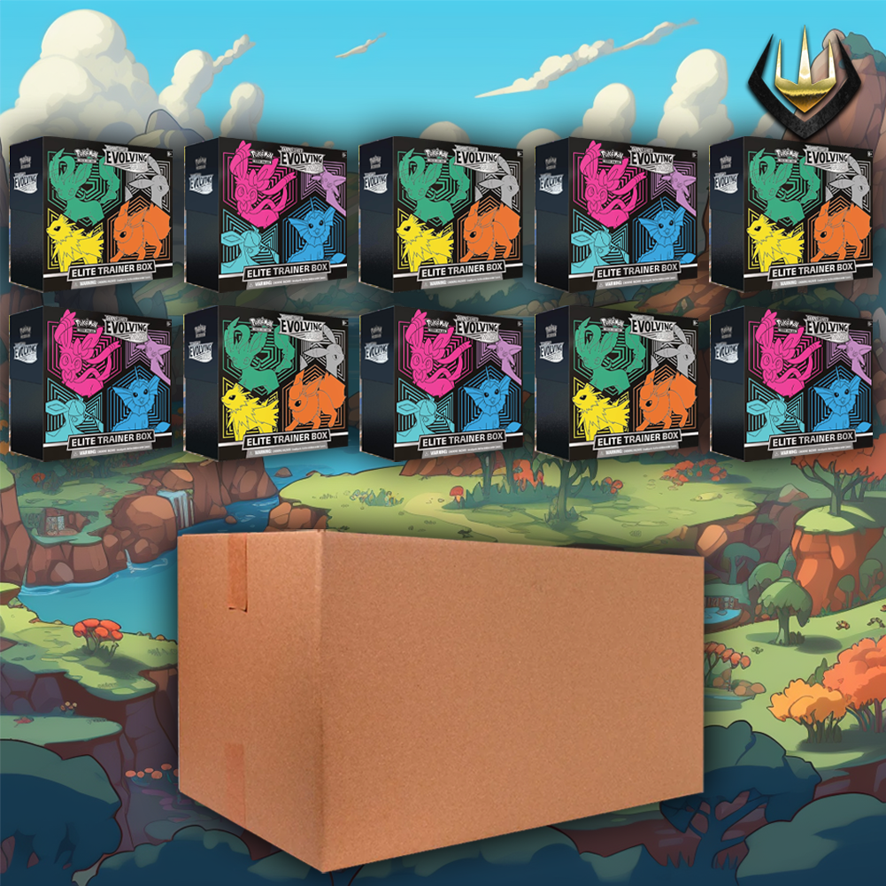 Evolving Skies Pokemon ETB Elite Trainer Box Case [10 Boxes/Case]