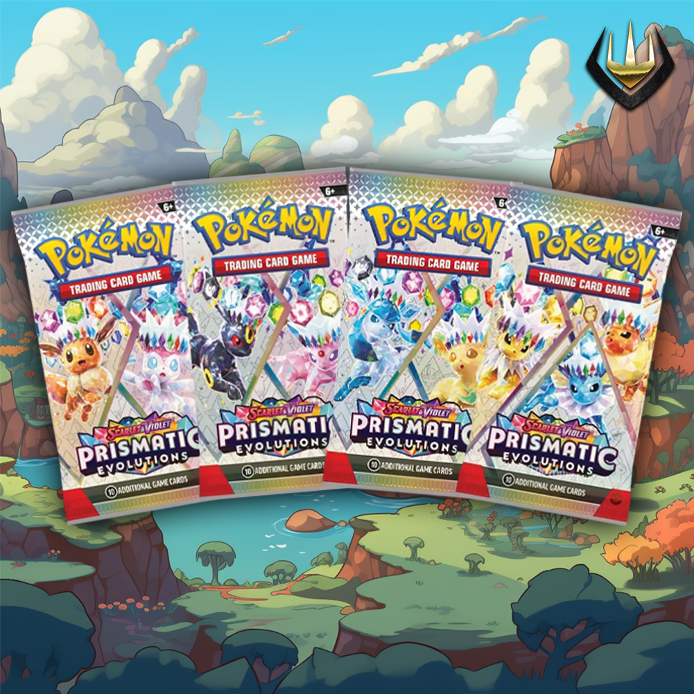 Prismatic Evolution Pokémon Booster Pack Art Set [Set Of 4]