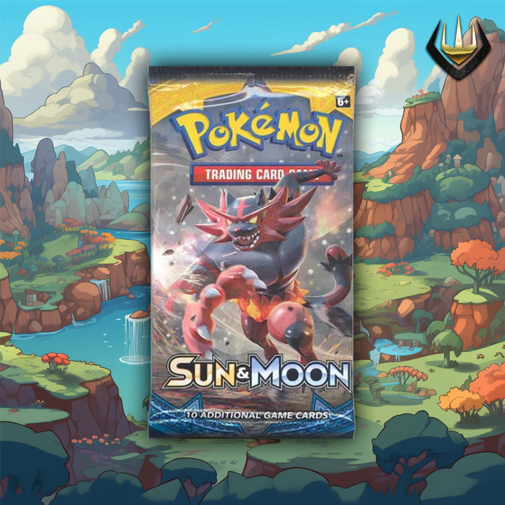 Sun & Moon Pokemon Booster Pack [Random Art]