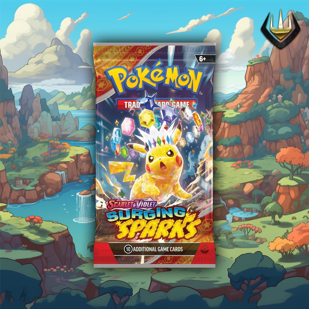 Surging Sparks Pokemon Booster Pack [Random Art]