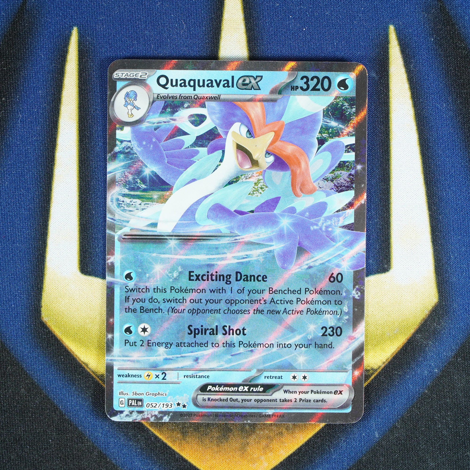 Quaquaval EX PALDEA EVOLVED Double Rare 52/193 [M]