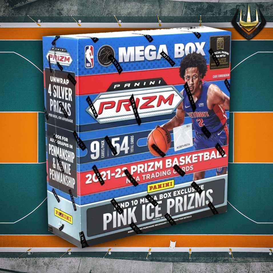 2021-22 Panini Prizm Basketball NBA Mega Box [Pink Ice Prizms]
