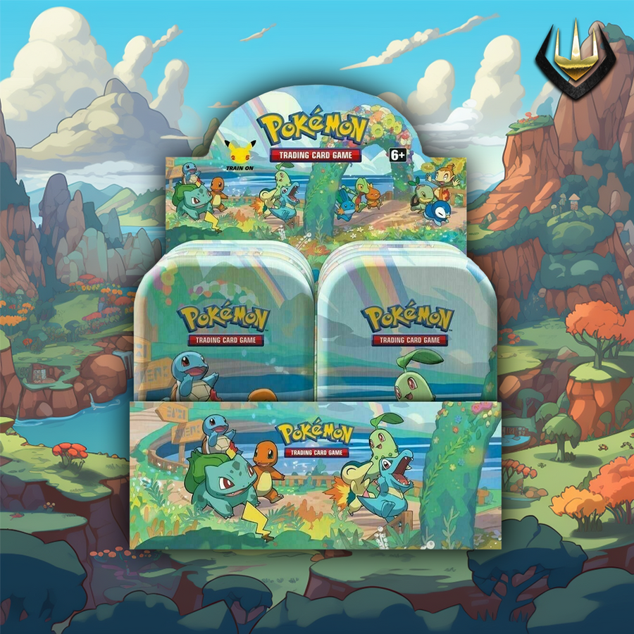 Celebrations Pokemon Mini Tin Sealed Display Box [8 Mini Tins]
