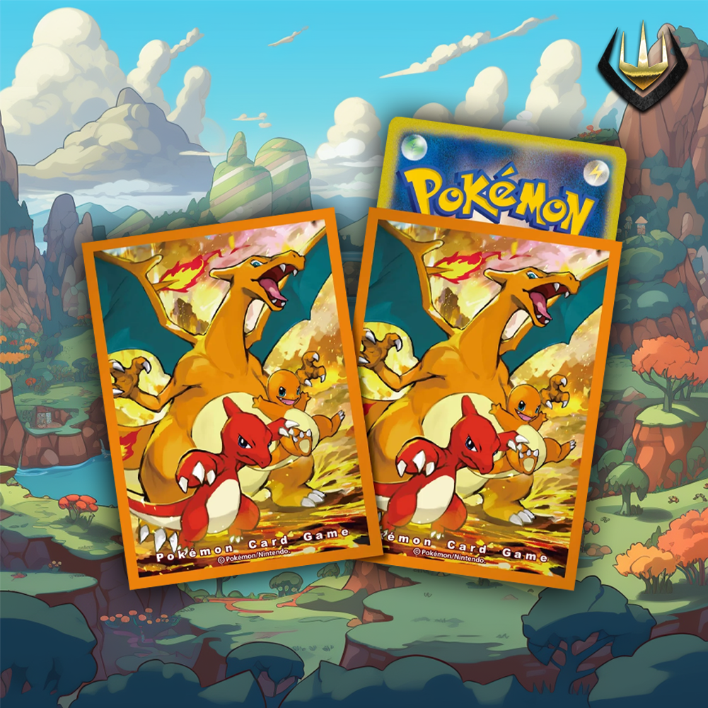 Charizard Evolution Line Pokemon Center Card Sleeves [64 Sleeves]