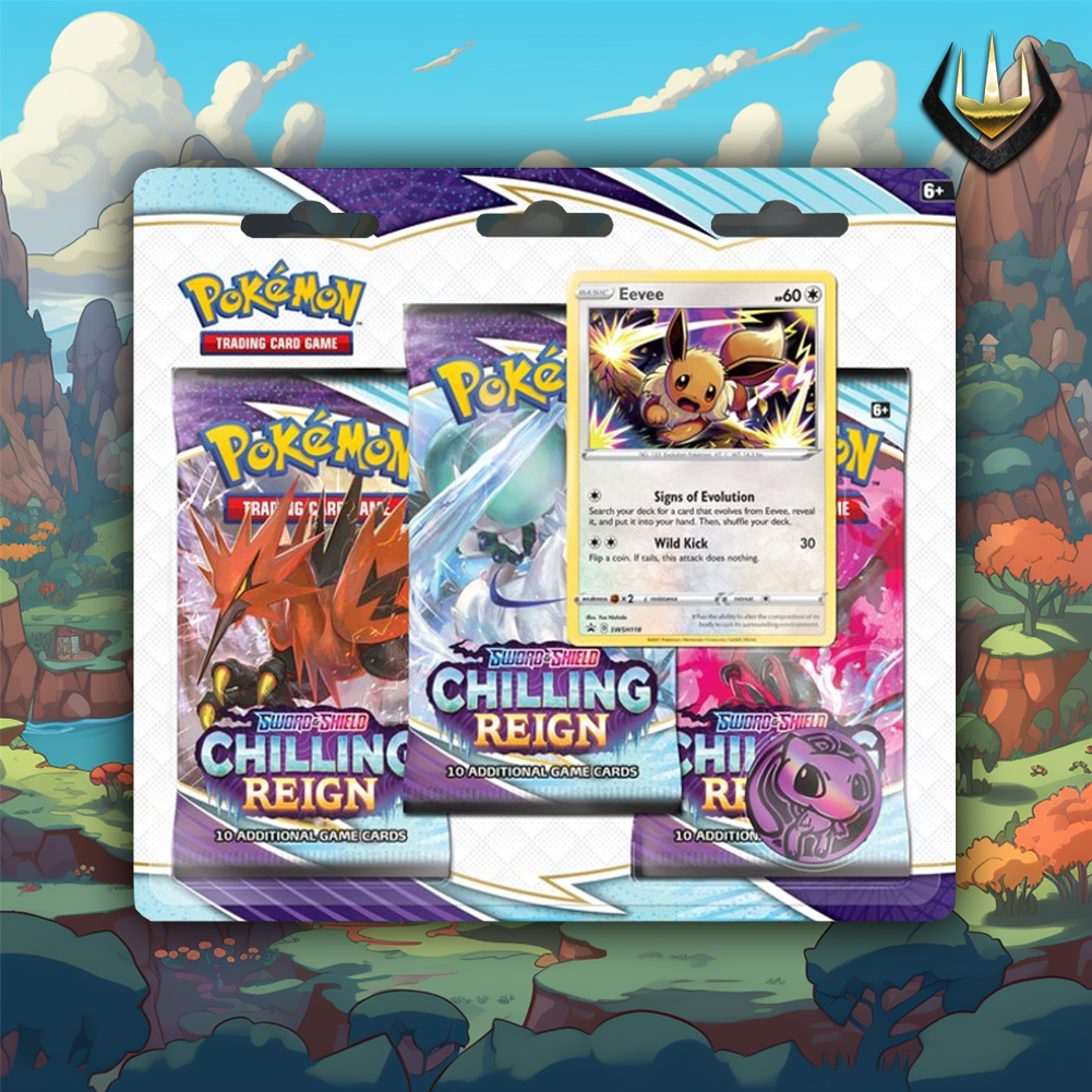 Chilling Reign Pokemon Blister Packs [3 Packs]