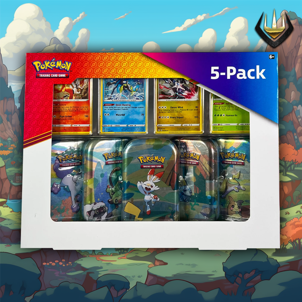 Costco Galar Pals Mini Tin Pokemon Box [Evolving Skies & Brilliant Sta