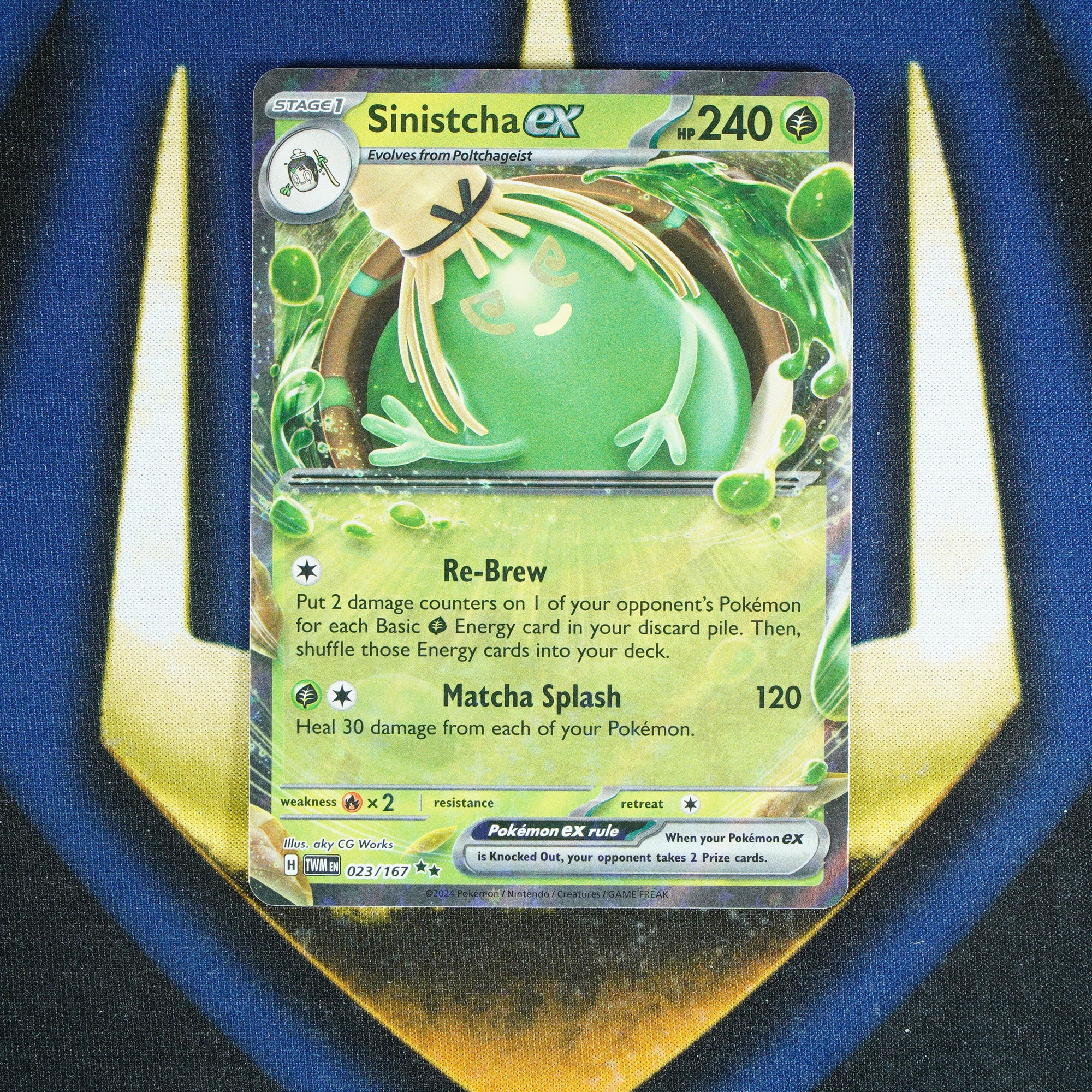 Sinistcha EX TWILIGHT MASQUERADE Double Rare 23/167 [M]