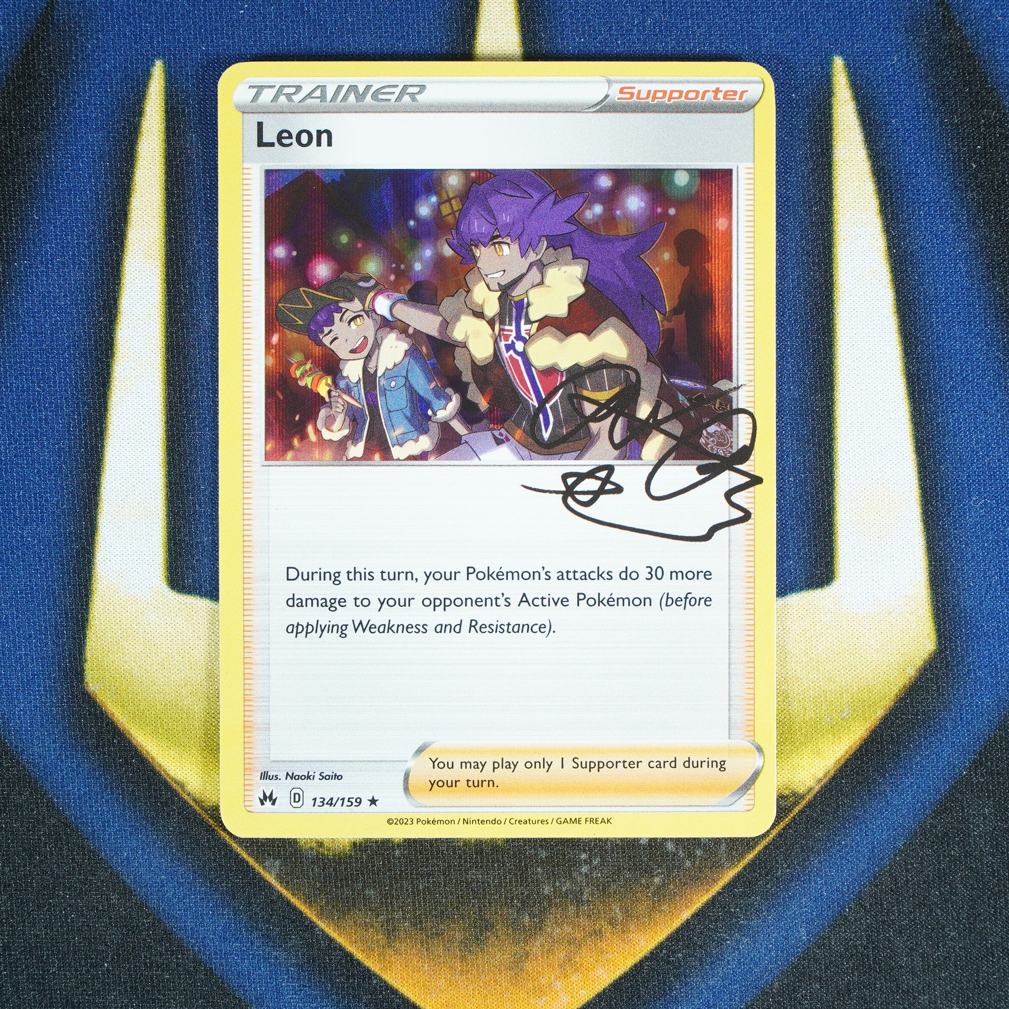 Leon CROWN ZENITH Holo Rare 134/159 [M]