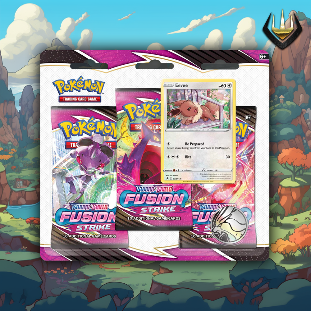 Fusion Strike Pokemon Blister Pack [3 Packs]