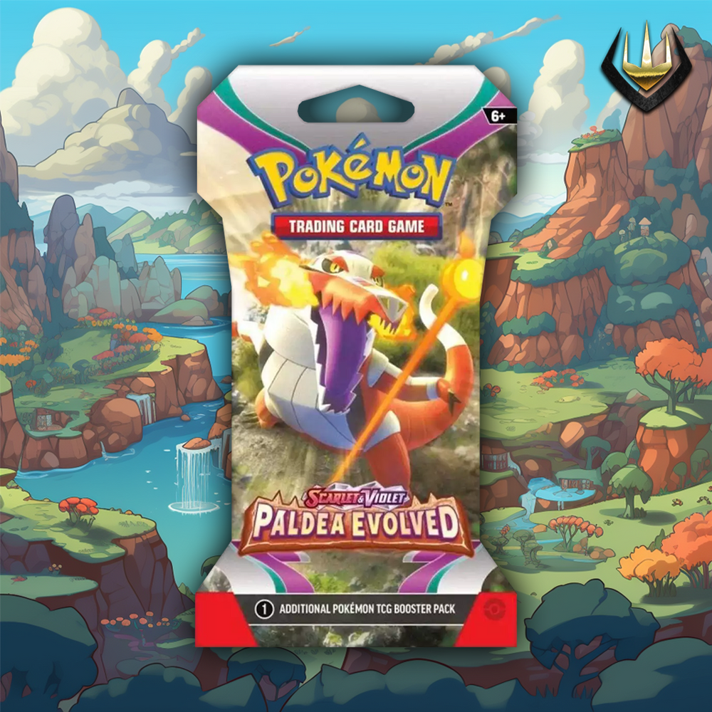 Paldea Evolved Pokémon Sleeved Booster [Random Art]