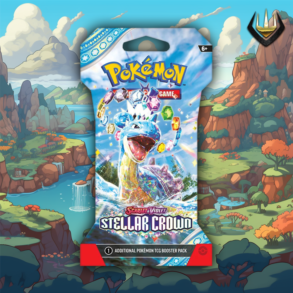 Stellar Crown Pokémon Sleeved Booster [Random Art]
