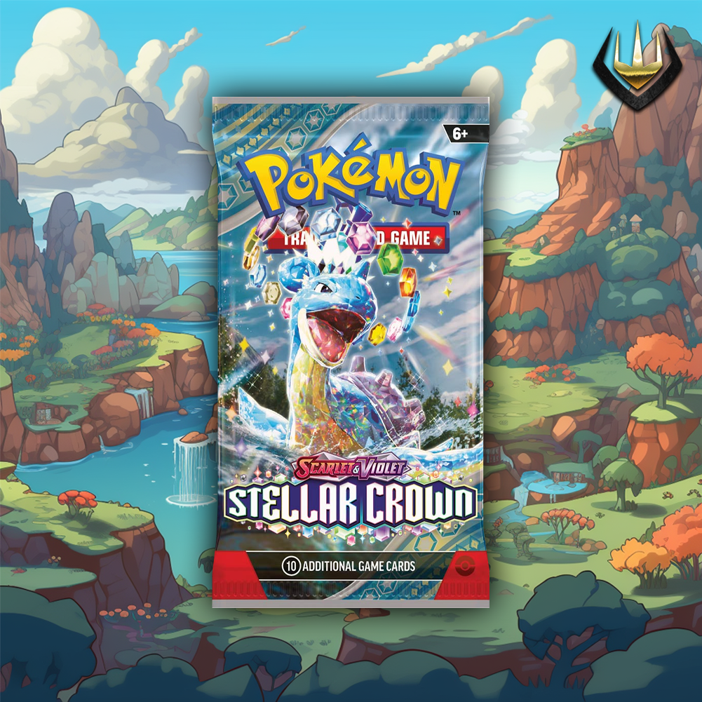 Stellar Crown Pokemon Booster Pack [Random Art]