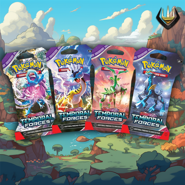 Temporal Forces Pokémon Blister Pack Art Set [Set Of 4]