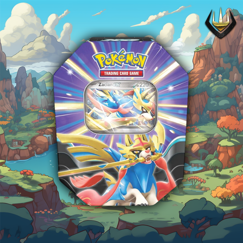 Slashing Legends Pokemon Display Tin [Zacian]