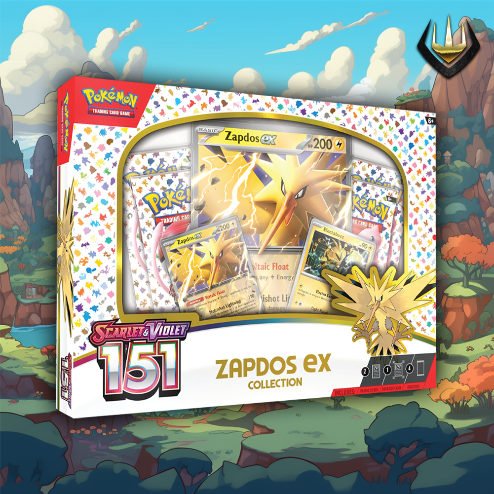 151 Pokémon Zapdos Ex Box